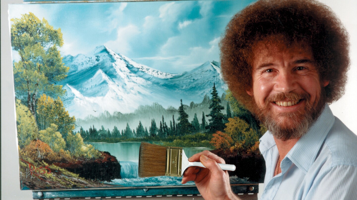 Bob Ross paintings fetch over $600,000 at auction to aid public TV ...
